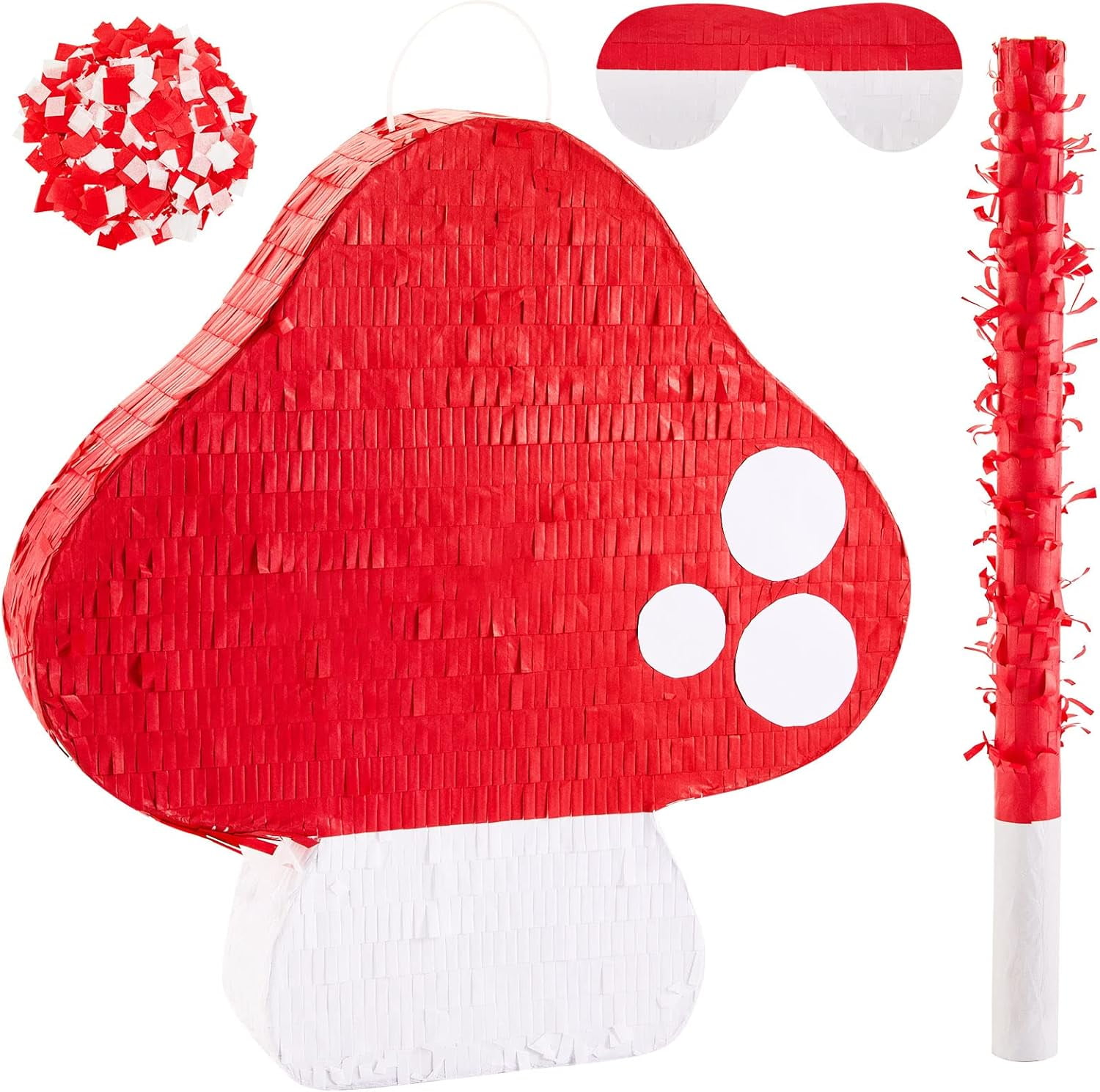 VTGIBI Mushroom Piñata 3D Shaped Piñata Mushroom Party Favor with ...