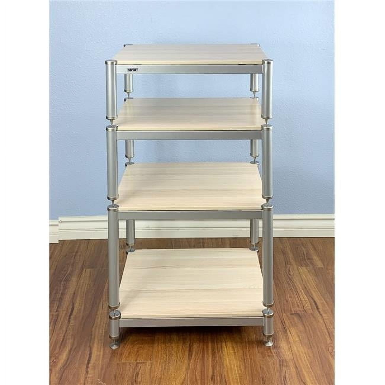 VTI BL404SSN-13 13, 9 & 7 in. 4 Silver Cap & Spike, Silver Poles & 4 ...