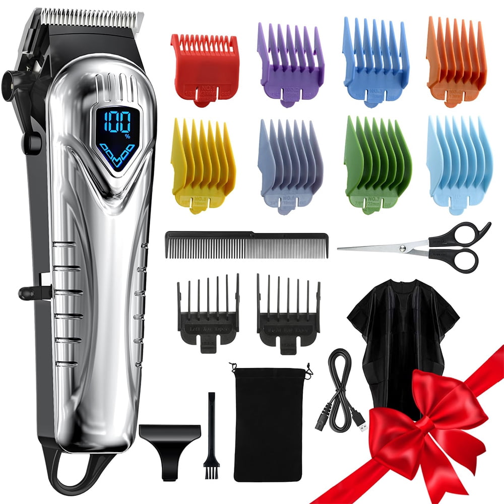VTIN Professional Cordless Hair Clippers & Trimmer Set for Men Women ...