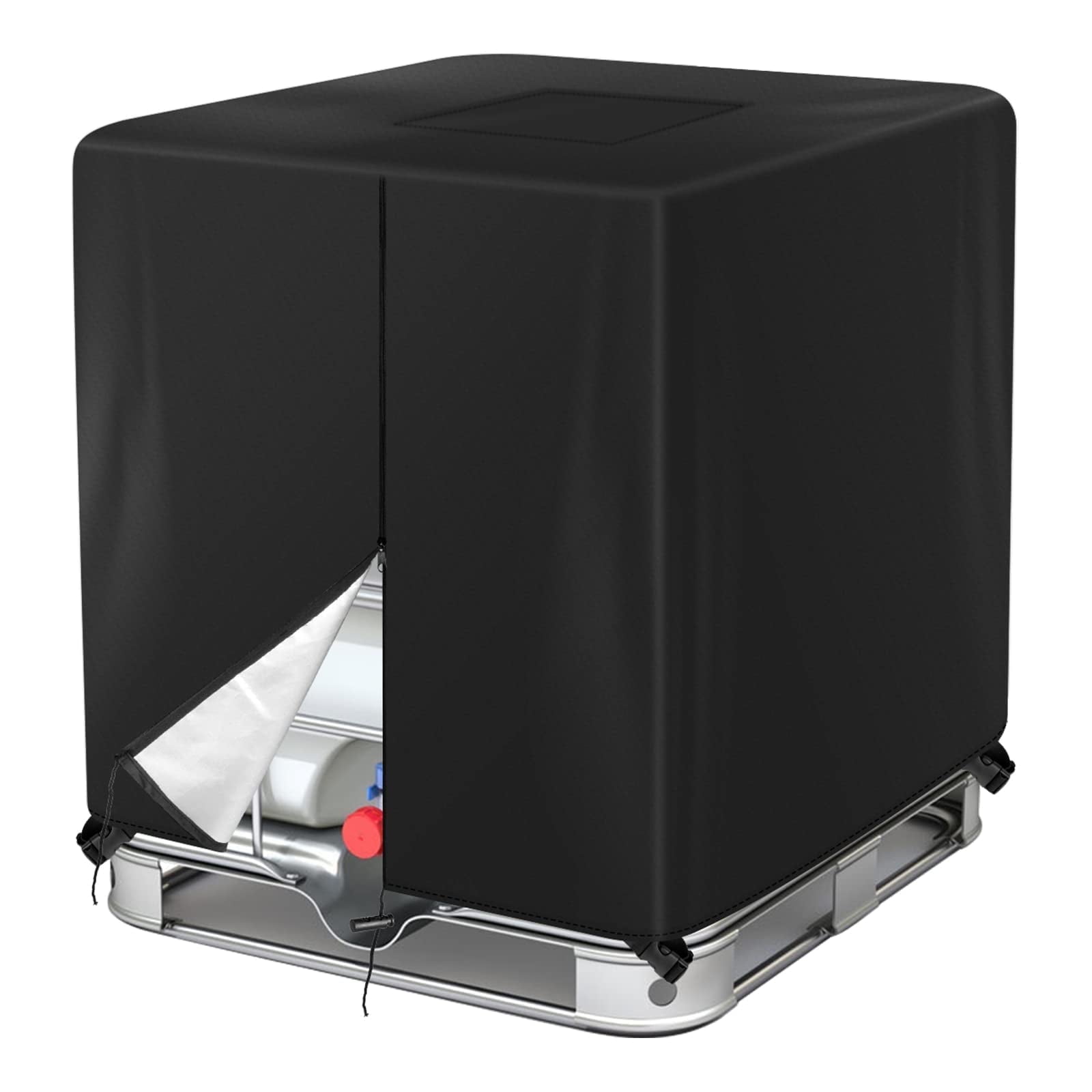 Zipper Tank Cover IBC Tote Cover,210D Materials Waterproof With Zipper ...