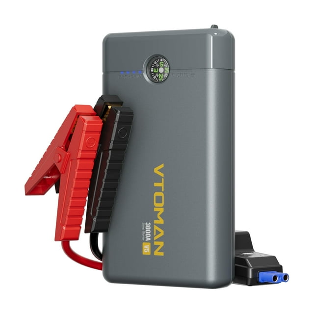 VTOMAN V5 Jump Starter - 3000A Car Battery Jumper Starter for 12V ...