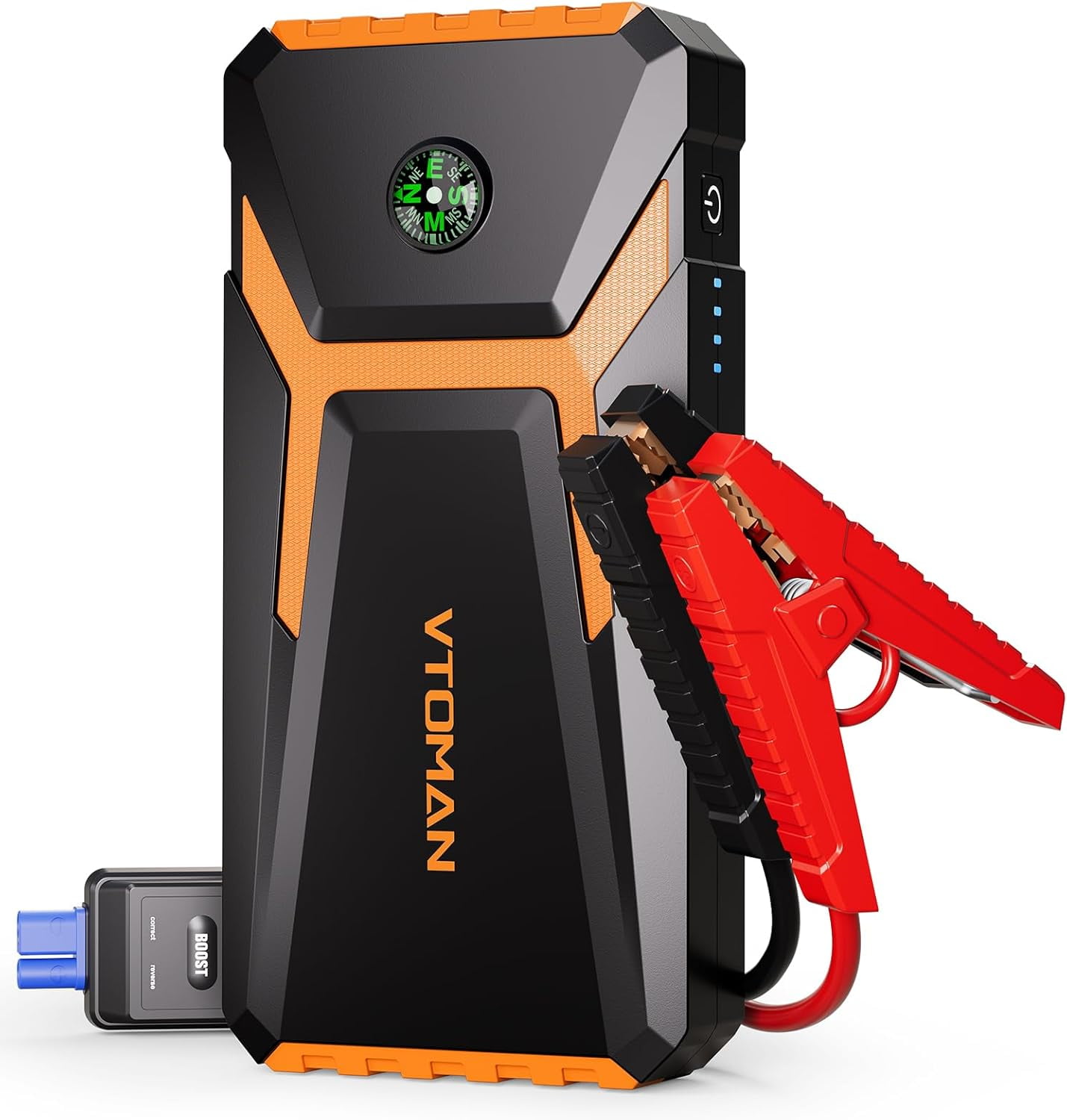 VTOMAN V6 Pro Jump Starter, 2000A Car Battery Jumper Starter Portable ...