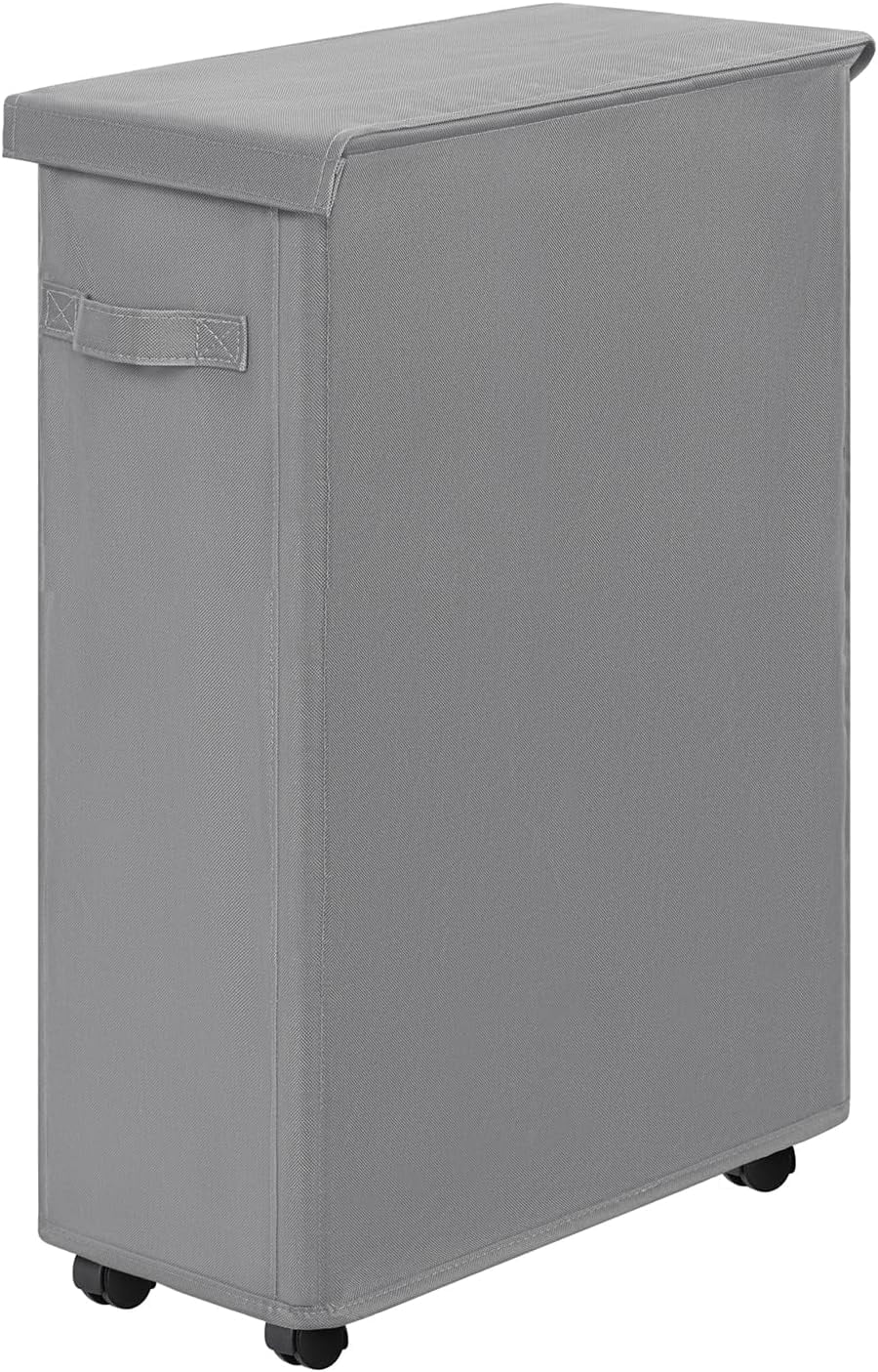VTUBUON 65L Slim Laundry Hamper with Lid Narrow Rolling Laundry Basket ...