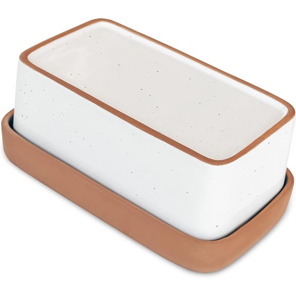 Butter Bell® Crock – Antique Goldenrod Ceramic Butter Holder with Lid ...