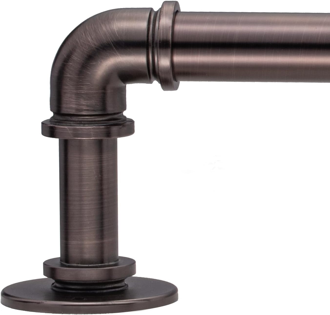 VTUBUON Curtain Rods for Windows 18 to 45 Inch 1 Inch Blackout Wrap ...