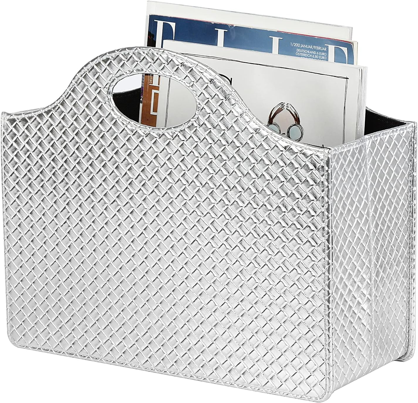 fdbtgysdb Magazine Basket Holder Foldable Magazine Rack Document File ...