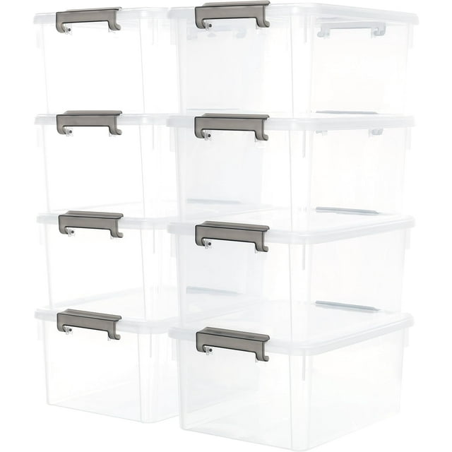 VTUGBUI Citylife 44.4 QT Plastic Storage Bins with Latching Lids ... VTUGBUI Citylife 44.4 QT Plastic Storage Bins with Latching Lids ...