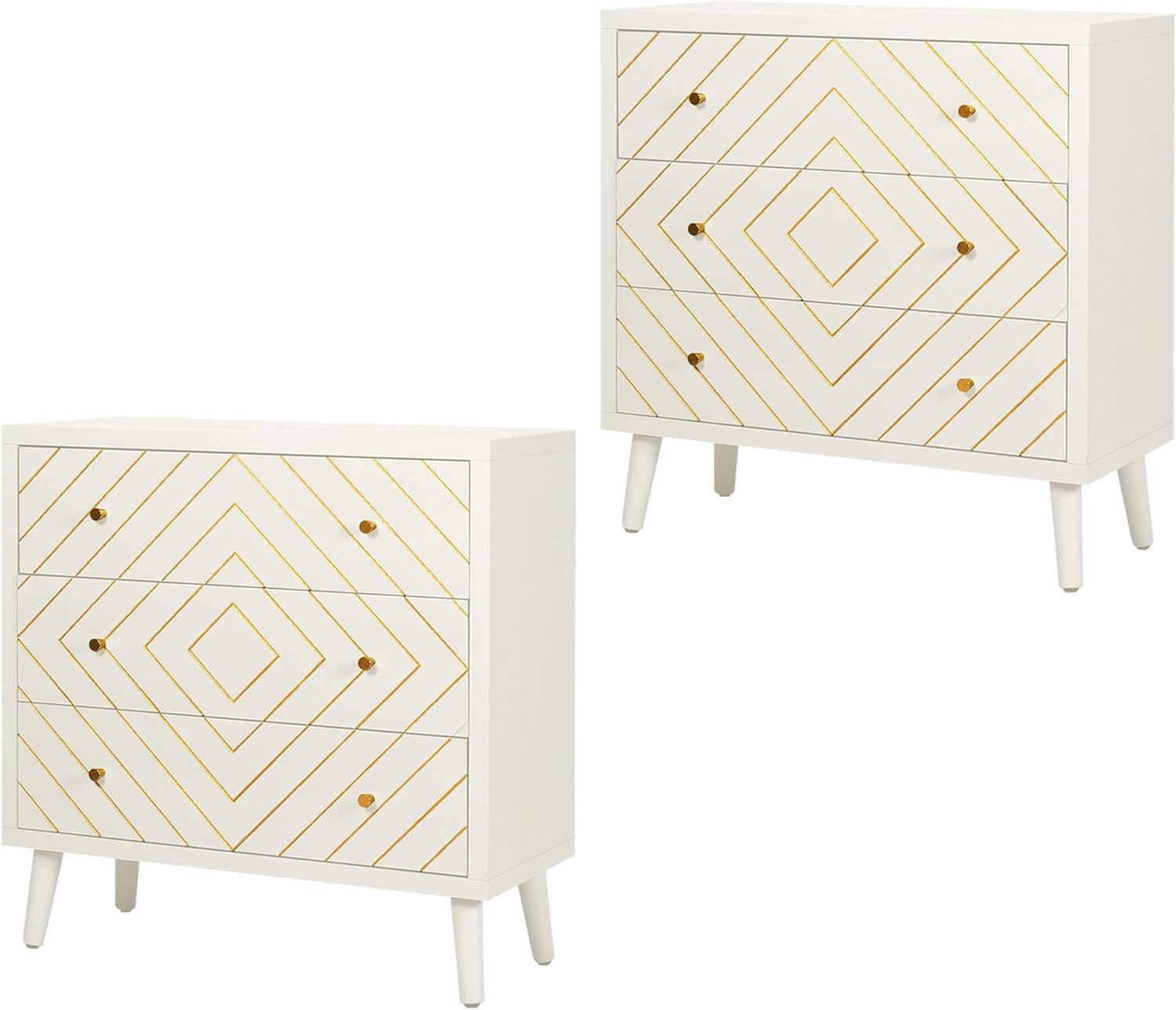 VTUIVBH Green 6 Drawer Dresser for Bedroom Wide Modern Chest of Drawers ...