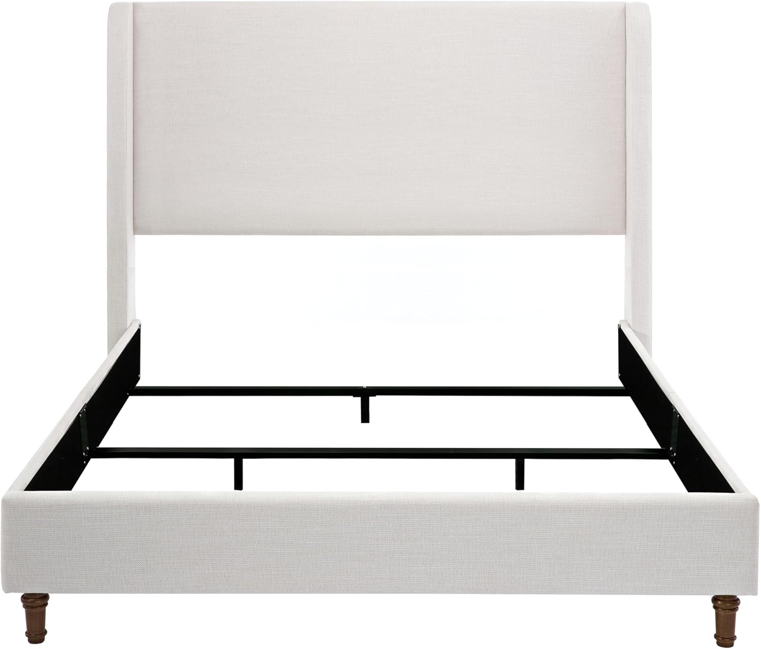VTUIVBH Queen 54" Tall Headboard Wingback Upholstered Platform Bed ...