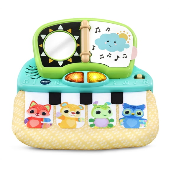VTech® Musical Learning Piano for Infants & Newborns, 3-in-1 Tummy Time ...