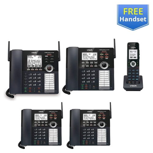 VTech AM18447 Small Business Office Bundle Business Phone System ...