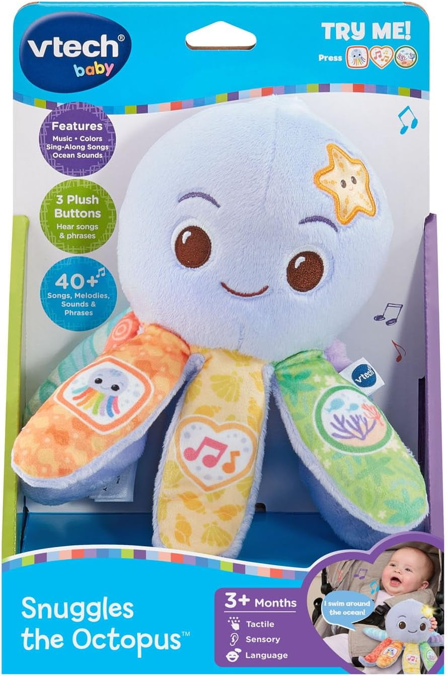 VTech Baby Snuggles The Octopus Musical Plush Toy - Walmart.com