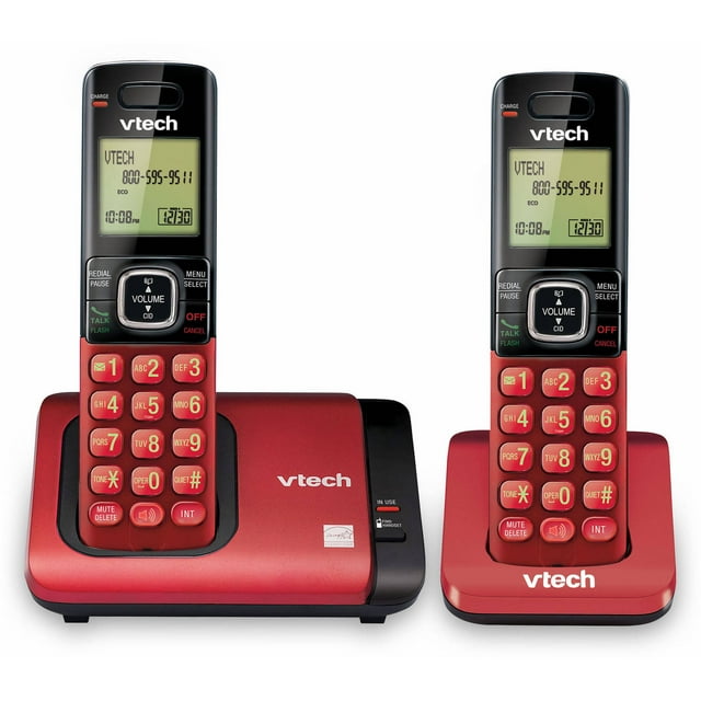 VTech CS6719-26 DECT 6.0 Handset Cordless Phone System with Caller ID ...