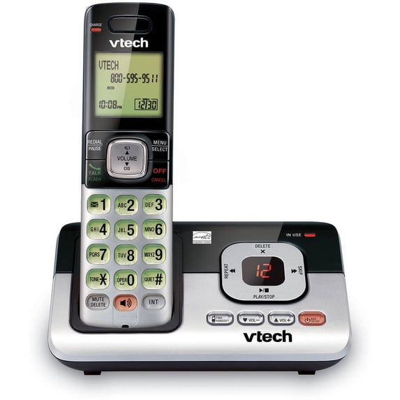 VTech CS6829 DECT 6.0 Handset Cordless Answering System - Walmart.com