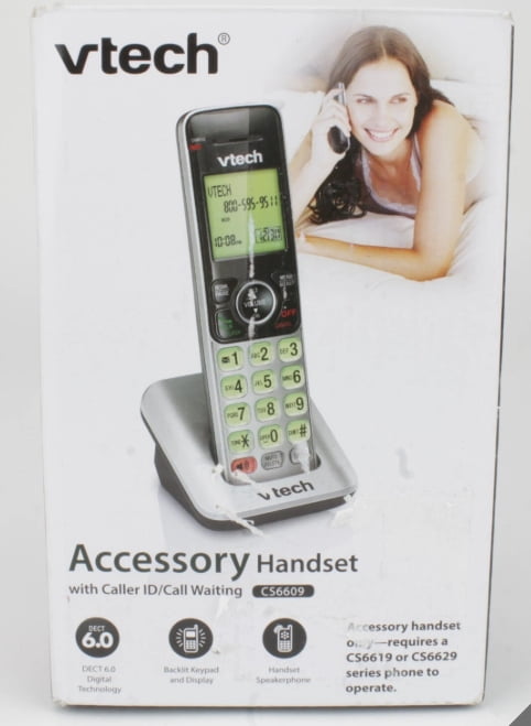 Pre-Owned VTech CS6909 Accessory handset with Caller ID - Walmart.com