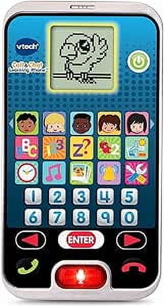 VTech Call and Chat Learning Phone, Black - Walmart.com