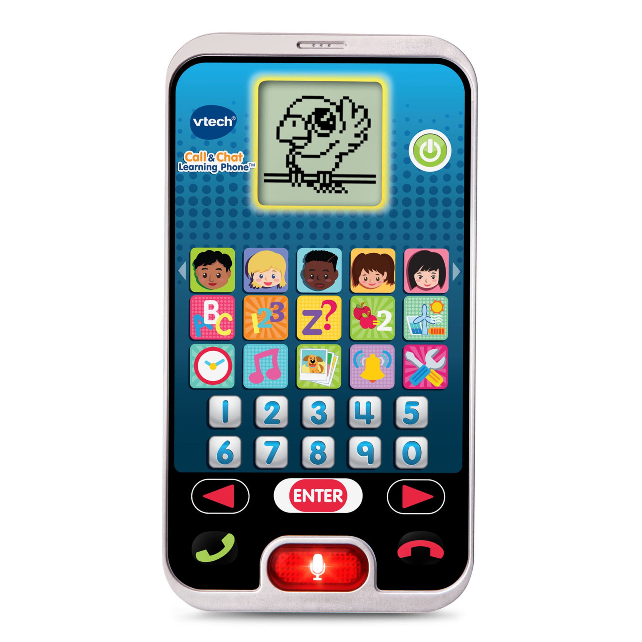VTech Kids Electronic Call and Chat Learning Phone, Child's Pretend ...