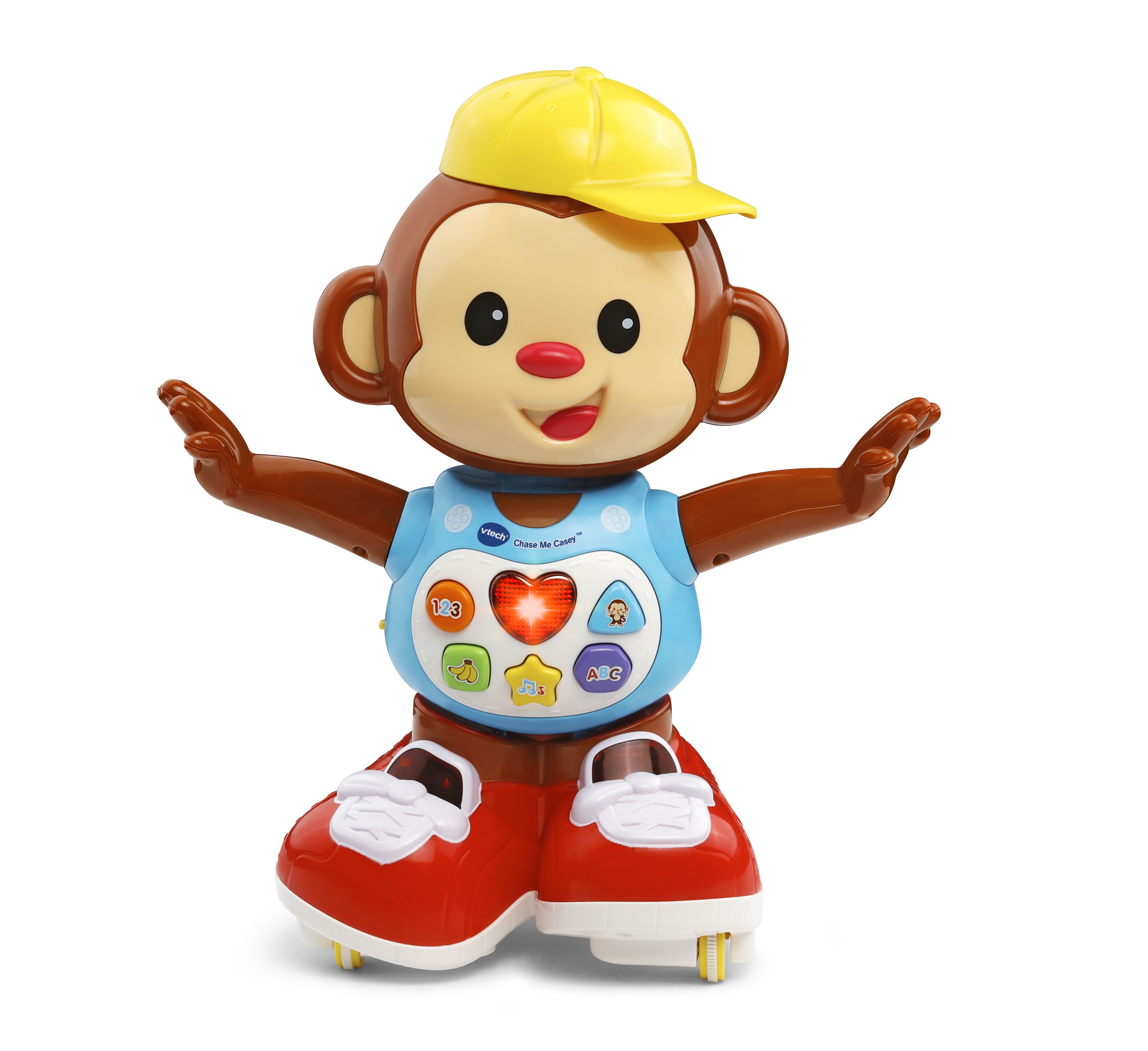 VTech Chase Me Casey Monkey, Encourages Crawling, Great Toy for Baby ...