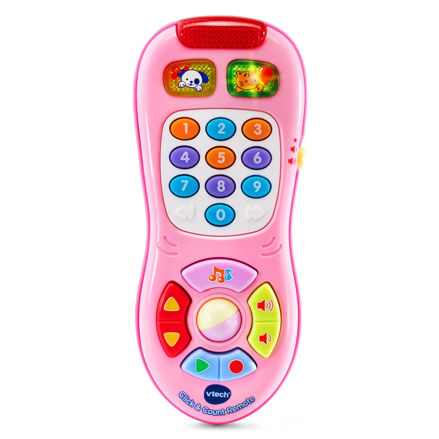 VTech Click and Count Remote With Nine Pretend Channels, Pink - Walmart.com