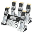VTech Cordless Phone+4 Handsets, Connect to Cell IS8151-5, DECT 6.0 ...