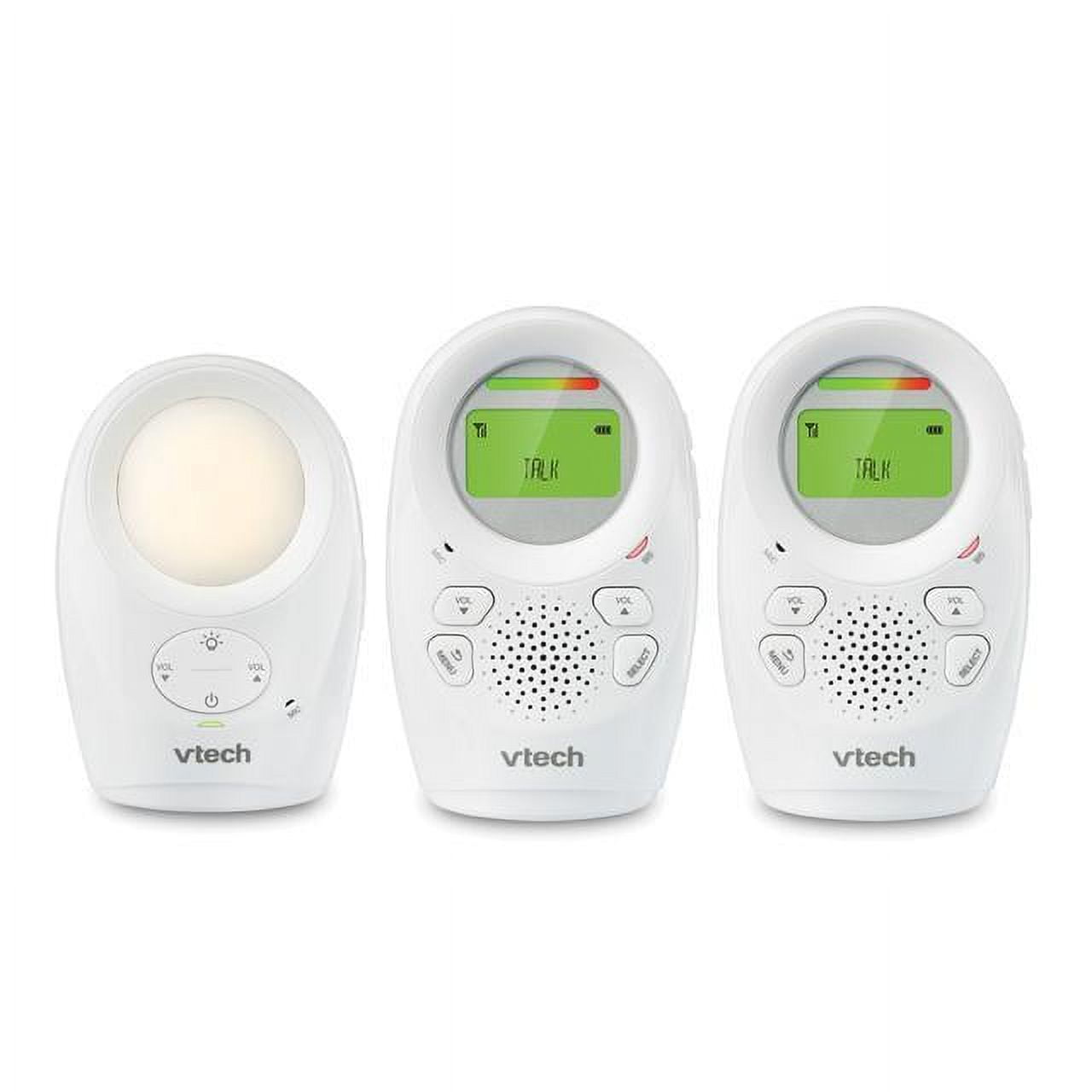 VTech DM1211-2 Enhanced Range Digital Audio Baby Monitor with Night ...