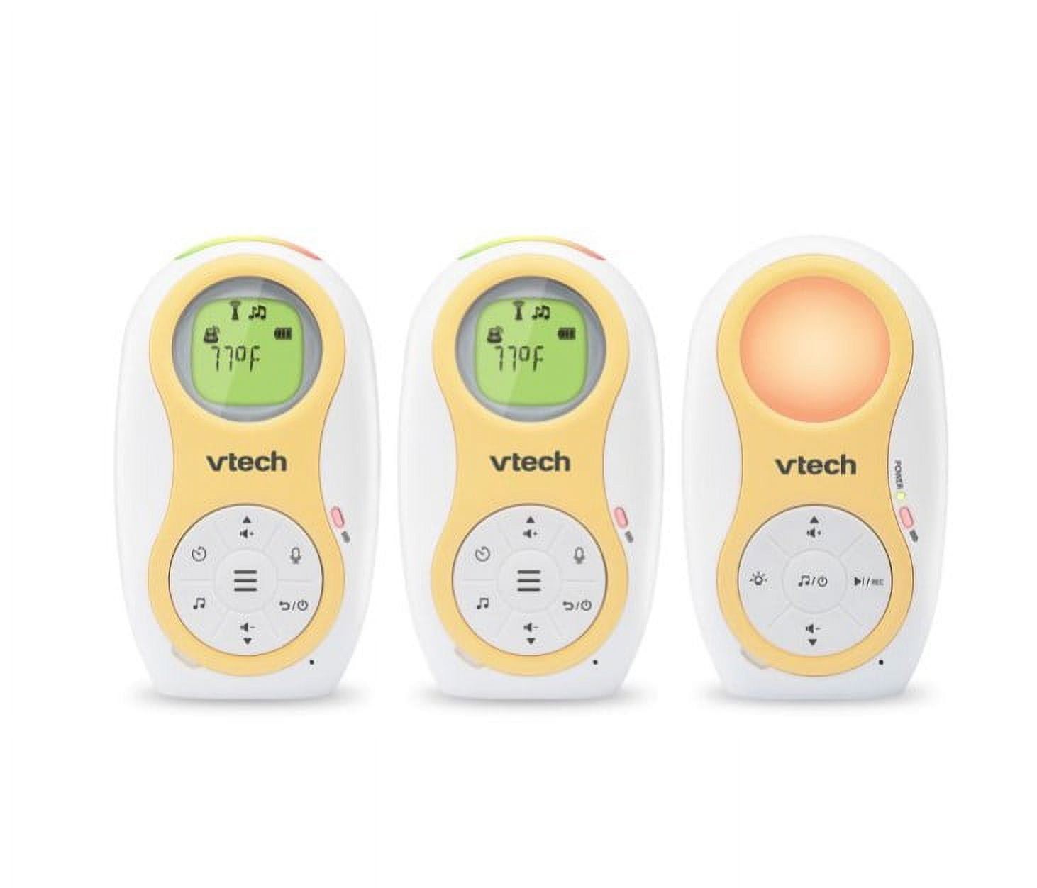 VTech DM1215-2 Baby Sound Monitor with 2 Parent Units, Enhanced Range ...