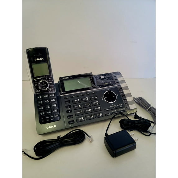 Pre-Owned VTech DS6251 DECT 6.0 Expandable 2-Line Cordless Phone with Smart Call Blocker ...