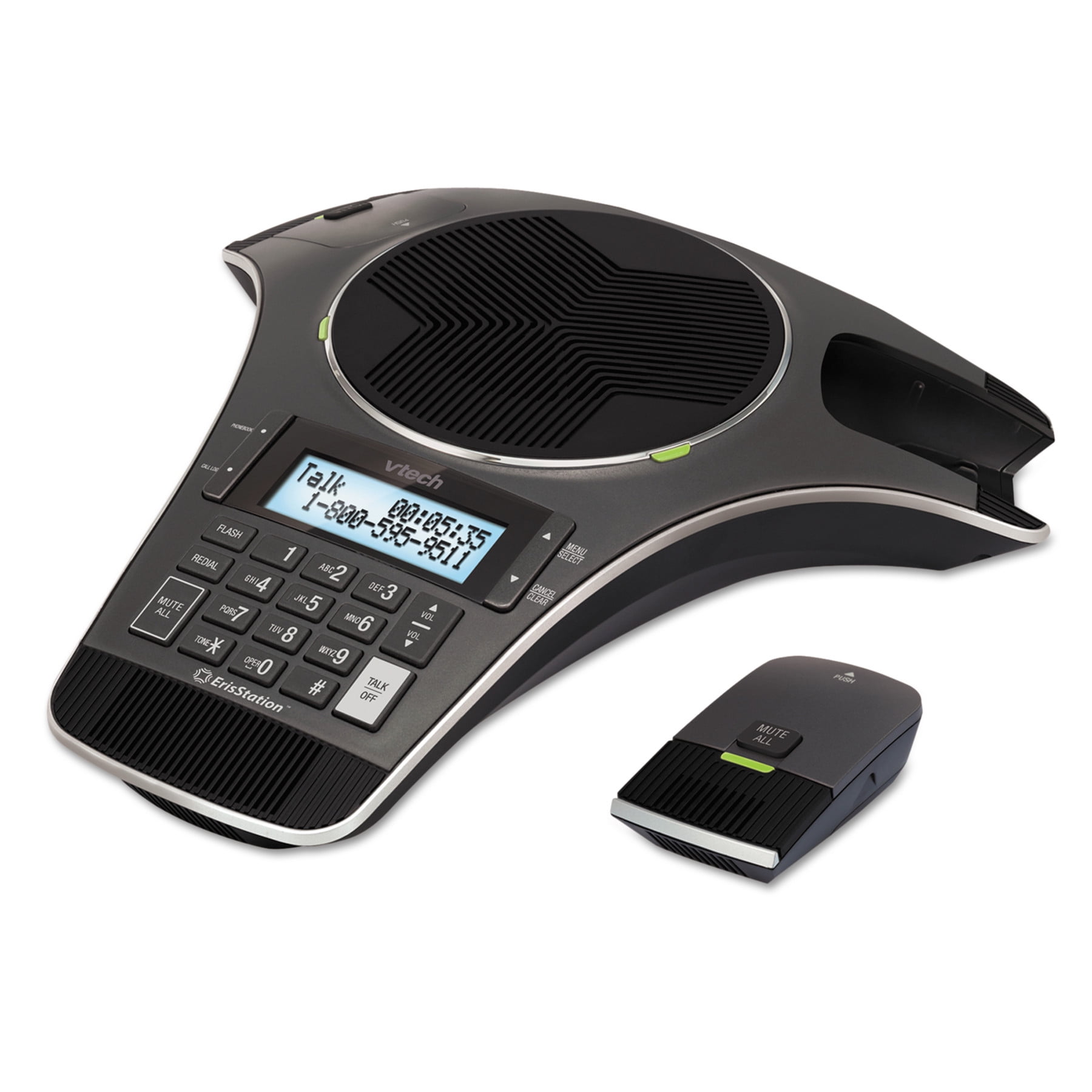ERISSTATION CONFERENCE PHONE W/ 2 WL MIC - Walmart.com