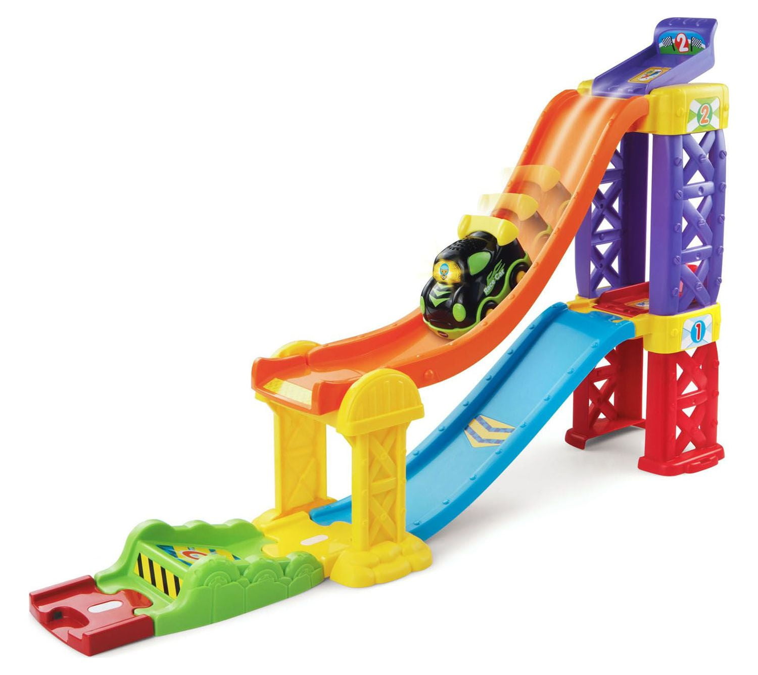 VTech Go! Go! 3-in-1 Launch and Play Raceway, Interactive Playset with ...
