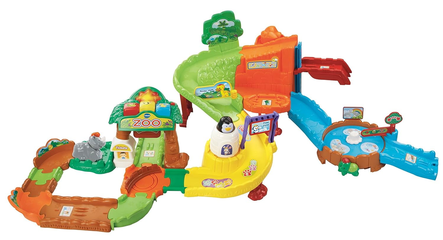 VTech Go! Go! Smart Animals Zoo Explorers Playset - Walmart.com