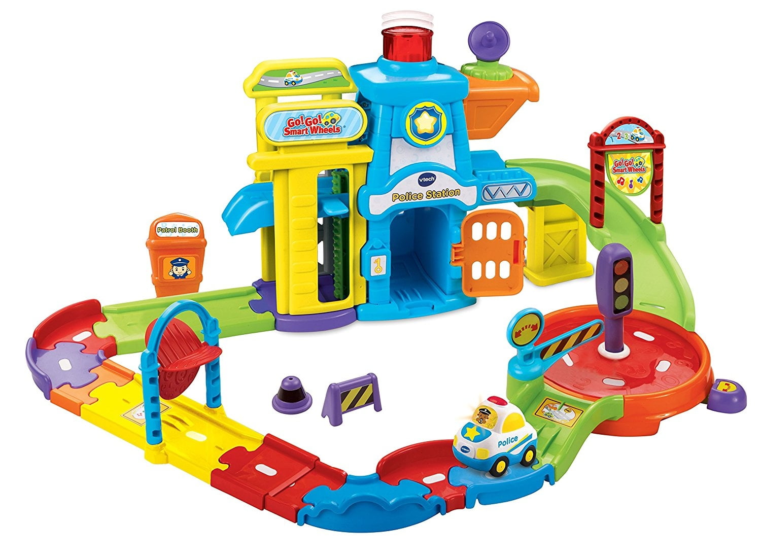 VTech Go! Go! Smart Wheels Police Station Playset - Walmart.com