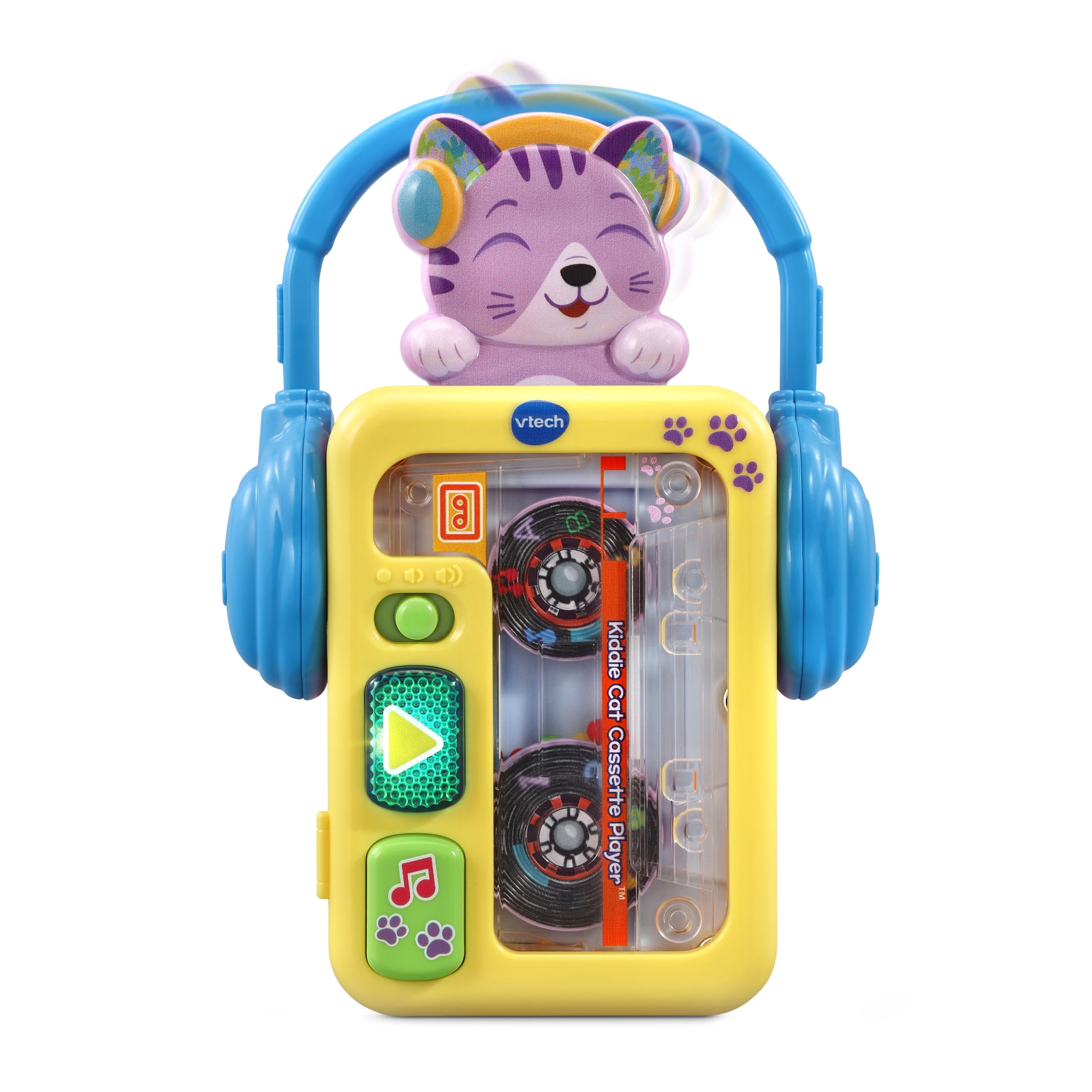 VTech® Kiddie Cat Electronic Cassette Player, Multicolor Musical Toy ...