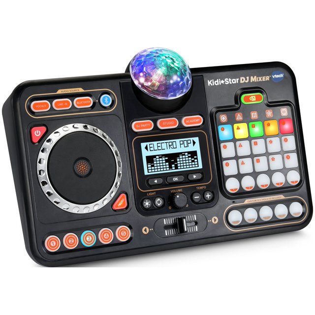 VTech KidiStar DJ Mixer Sound-Mixing Music Maker With Party Lights for ...