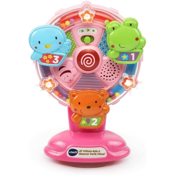 VTech Lil' Critters Spin and Discover Ferris Wheels, Pink - Walmart.com