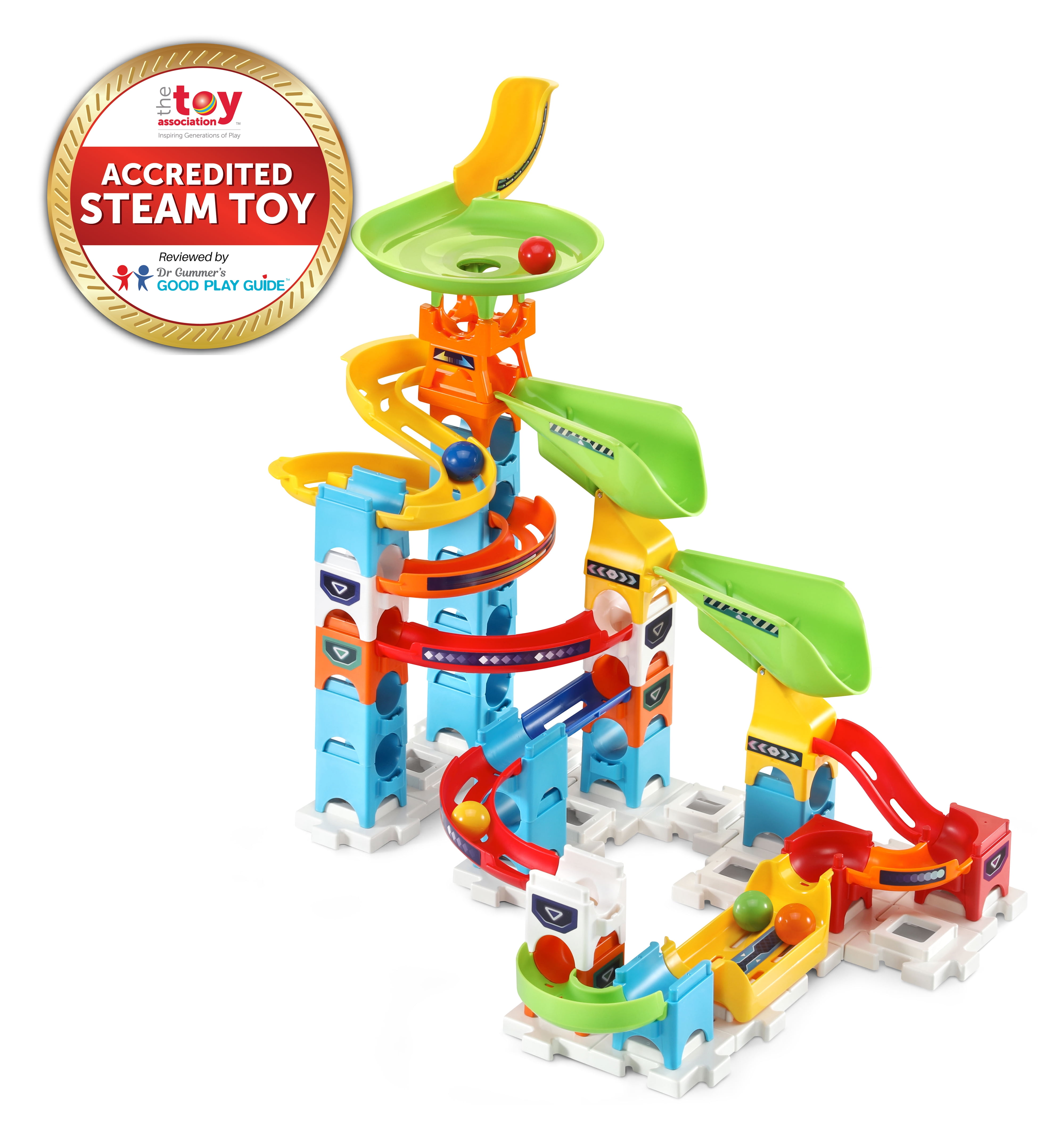 VTech® Marble Rush™ Tip & Swirl Set™ Marble Run Building Set - Walmart.com
