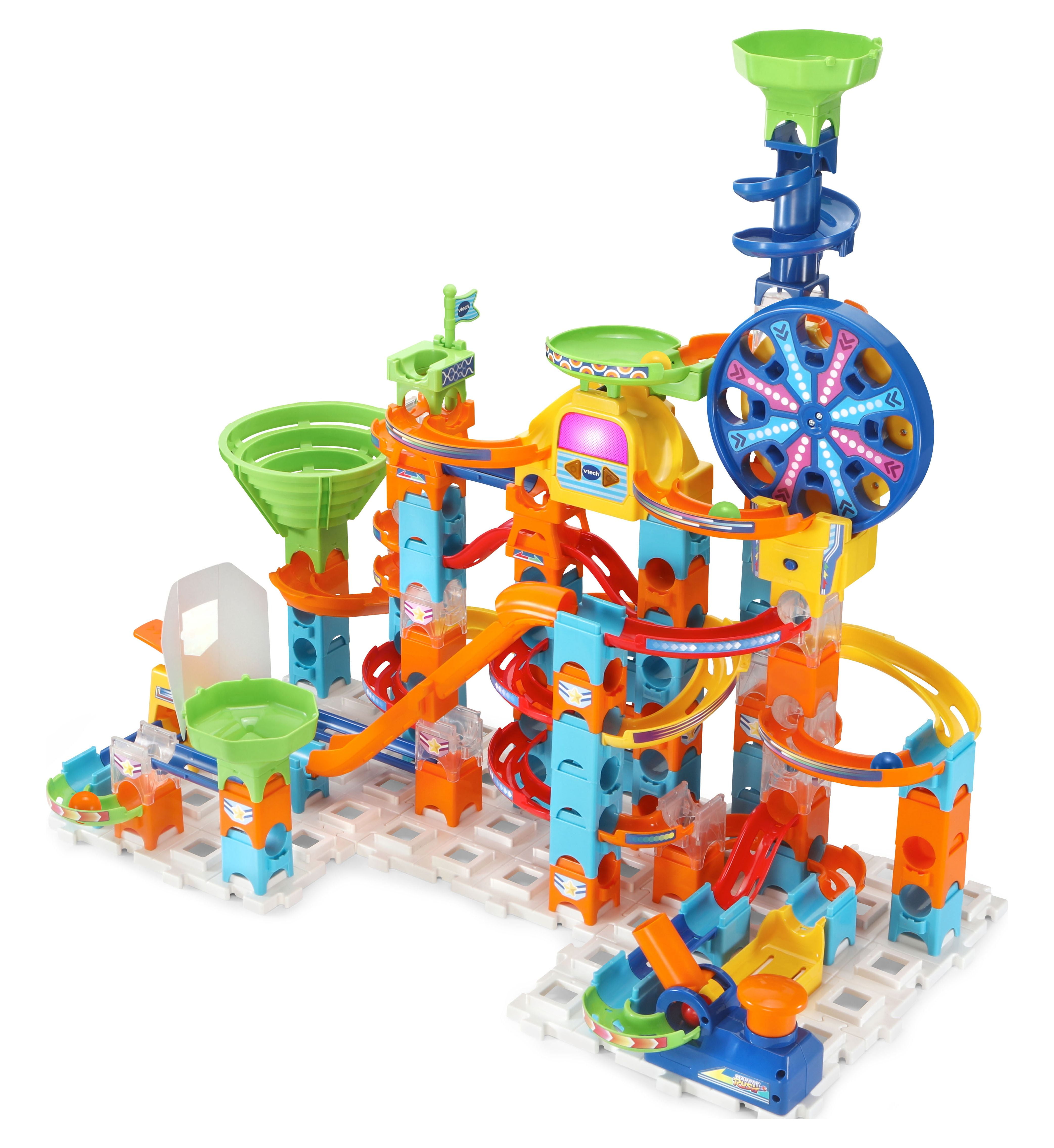 VTech Marble Rush Ultimate Set, 145-Piece Marble Run Building Set with ...