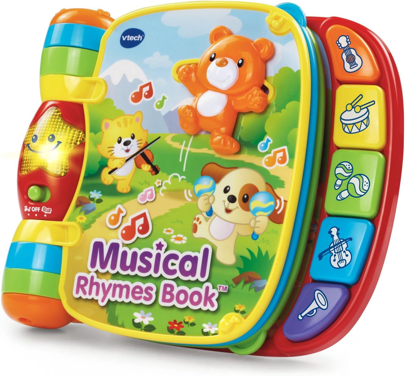 VTech Musical Rhymes Book, Red - Walmart.com