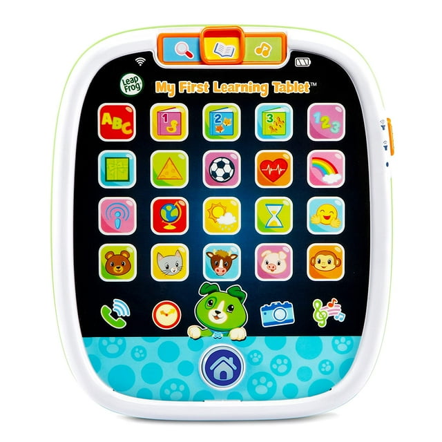 VTech My First Learning Tablet, White and Green - Walmart.com