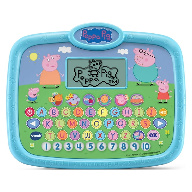 VTech® Peppa Pig Touch & Learn Tablet: Interactive Phonics & Alphabet ...
