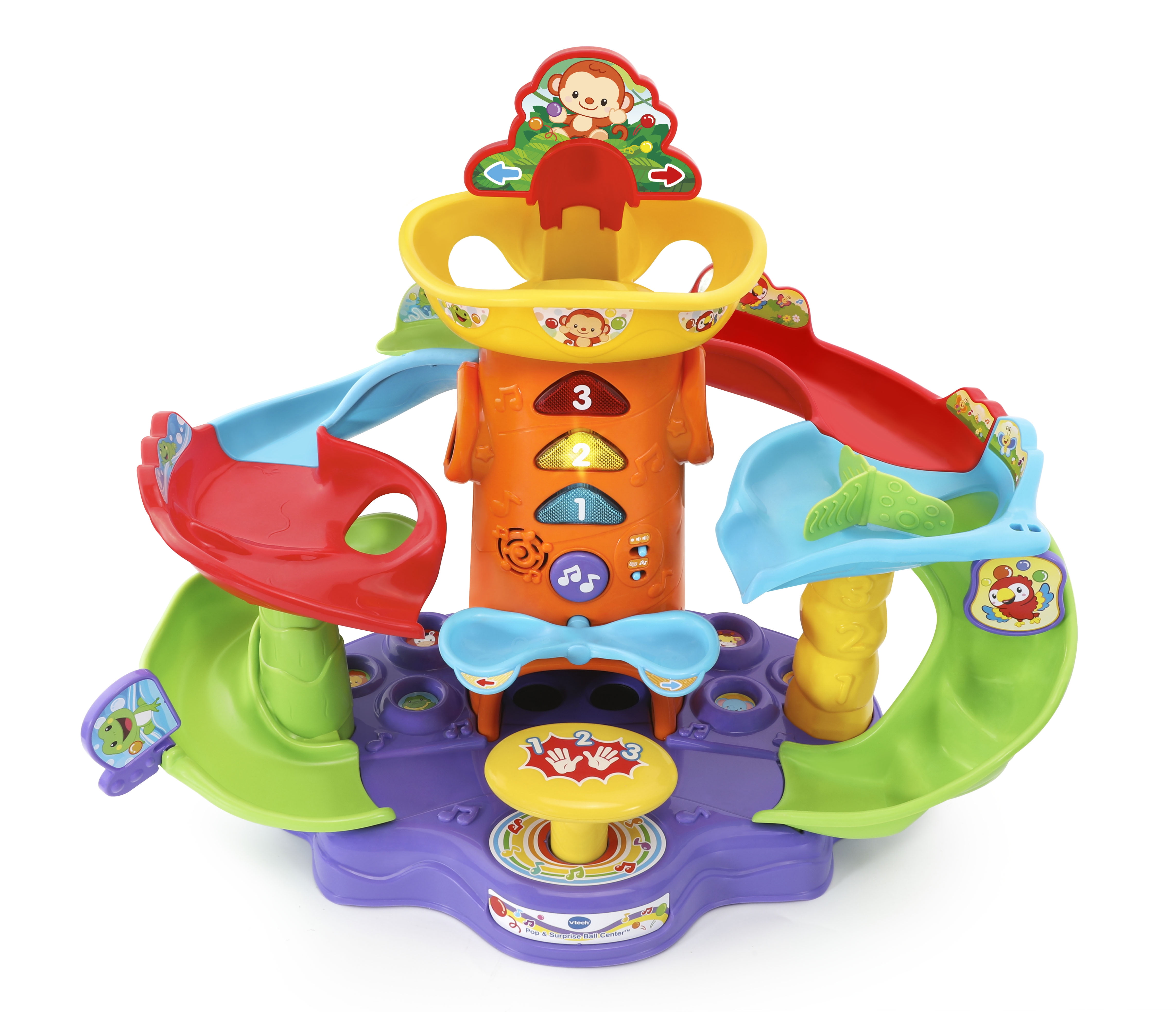 VTech Play & Learn Creative Tower Playset - Pop-a-BallsPop and Surprise ...