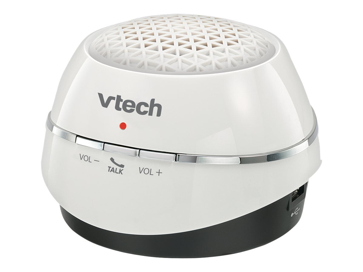 VTech Portable Bluetooth Speaker with Speakerphone, White, MA3222-17 ...