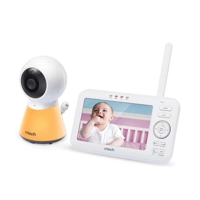VTech 1080p Digital Video Baby Monitor System with 5-In. LCD Display ...