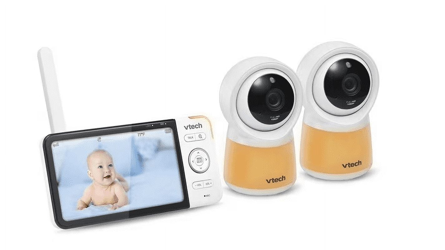 VTech RM5754-2HD Smart Wi-Fi Video Baby Monitor with 5” display and ...