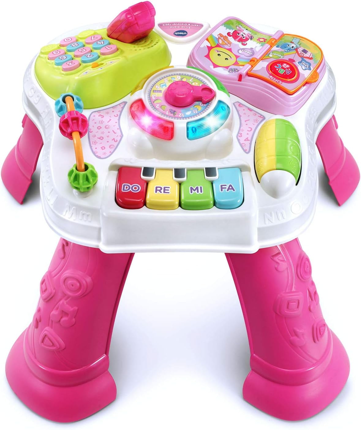 VTech Sit-To-Stand Learn and Discover Table, Pink Exclusive - Walmart.com