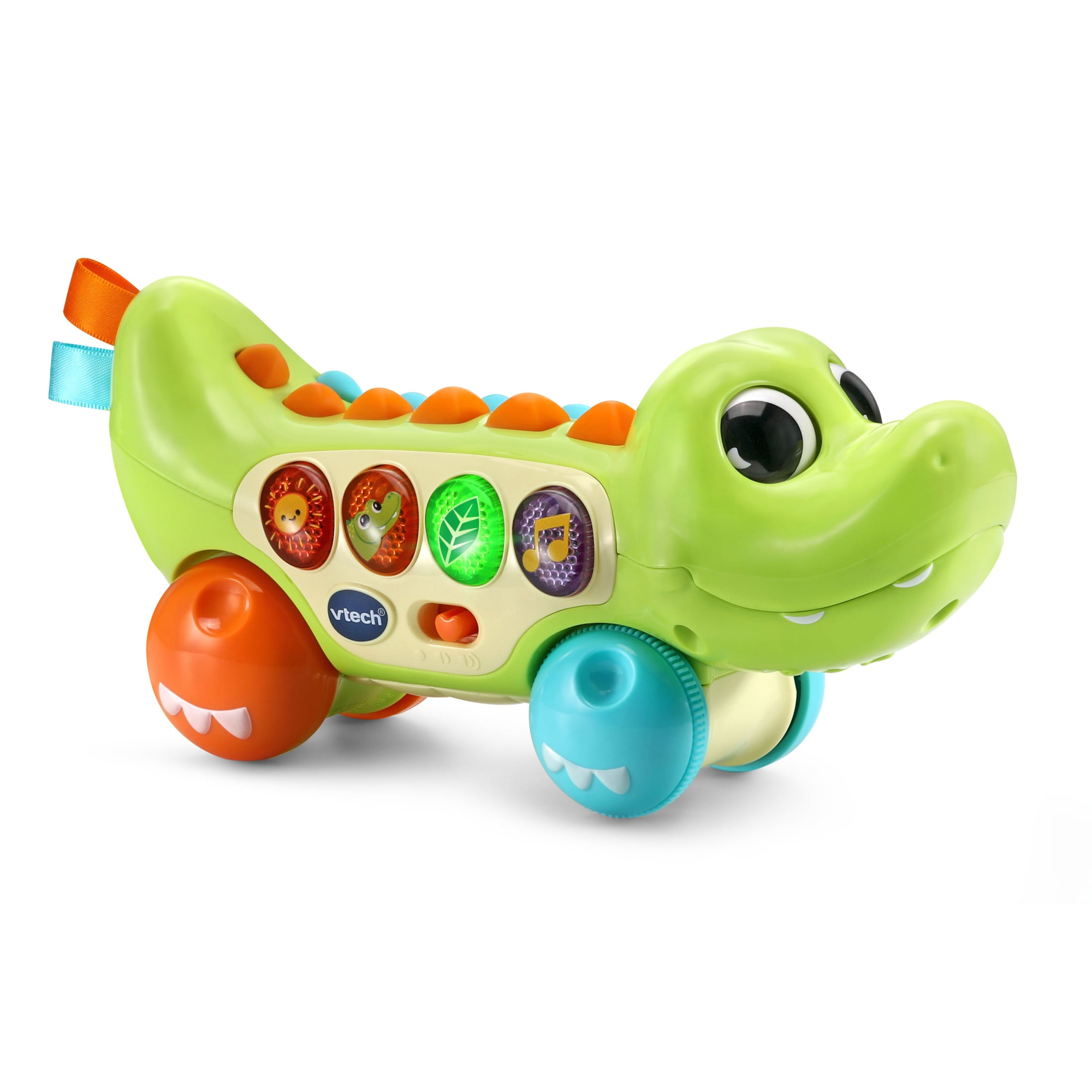 V-Tech Squishy Spikes Alligator Baby Toy with Soft Plastic Texture ...
