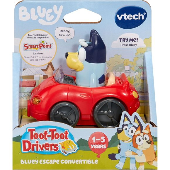 Bluey Convertible Car