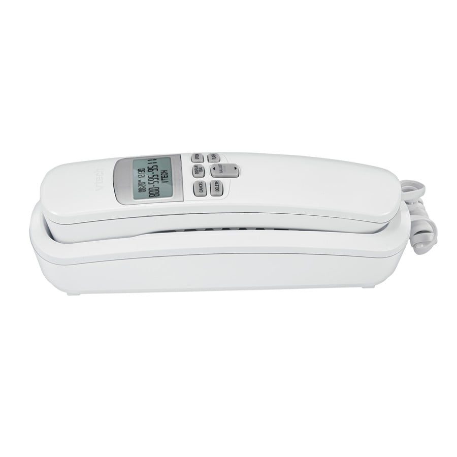 VTech Trimstyle Corded Telephone with Caller ID (CD1113-WT) - Walmart.com
