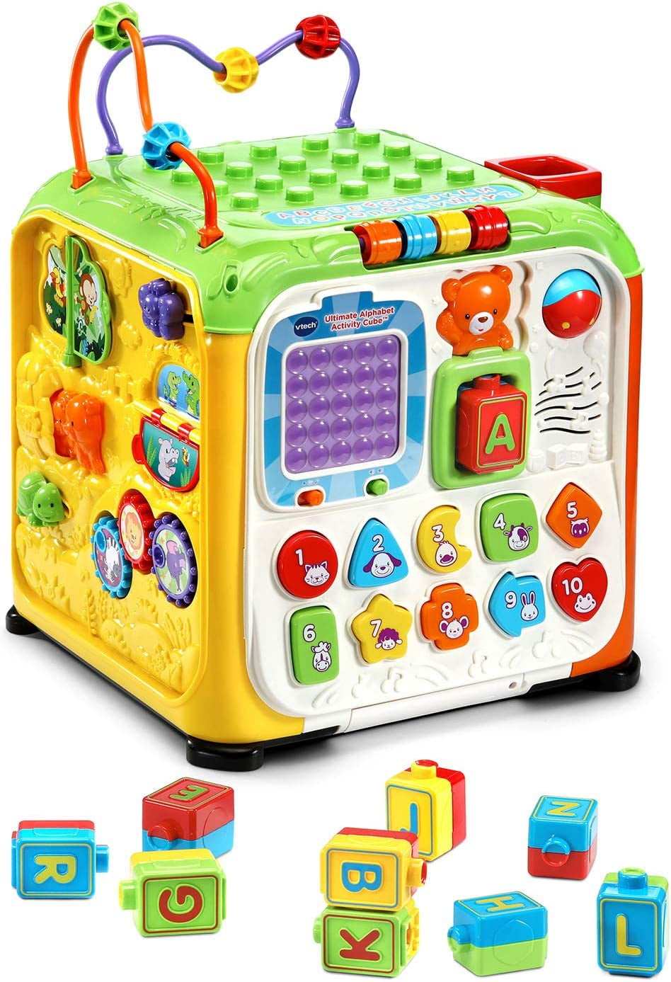 VTech Ultimate Alphabet Activity Cube, Green - Learning Toy for ...