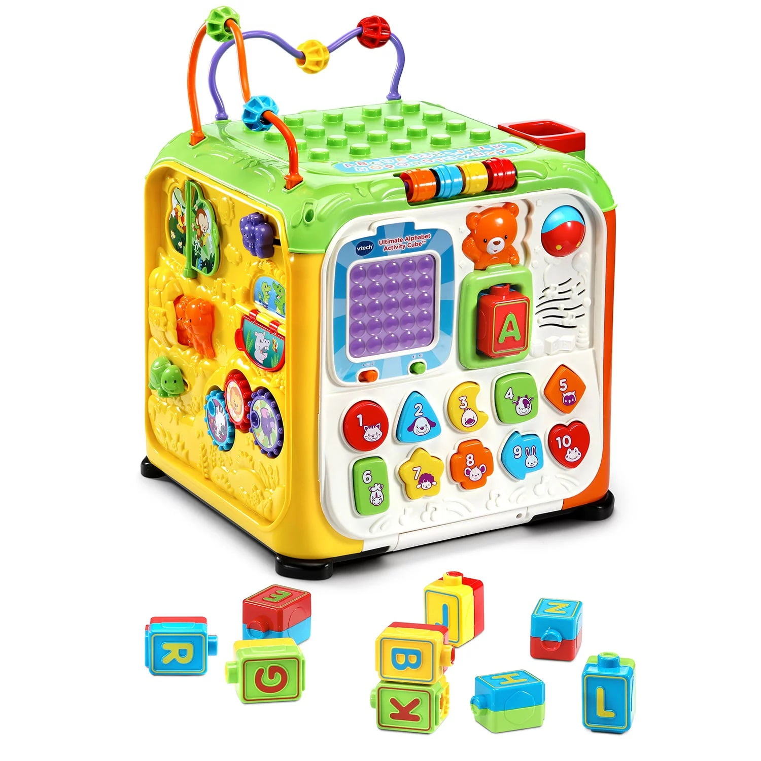 VTech Ultimate Alphabet Activity Cube, Yellow - Walmart.com