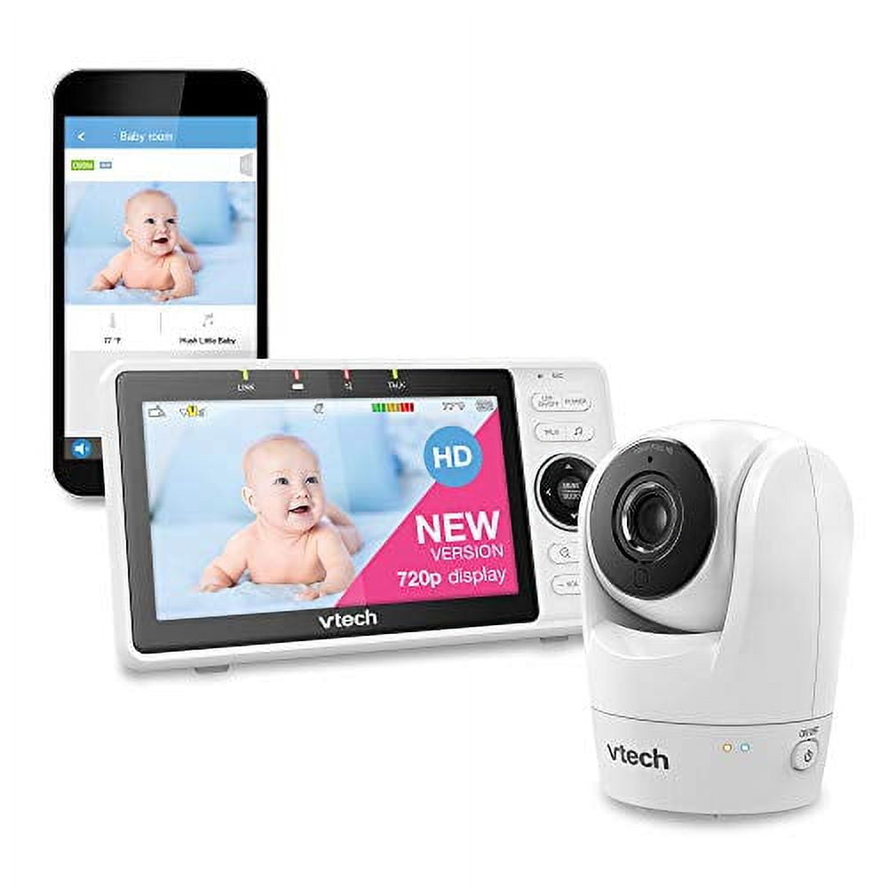 VTech WiFi Baby Monitor VM901, 5-inch Display, 1080p Camera, HD ...